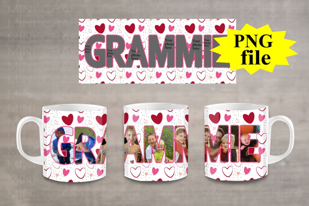 DIGITAL Sublimation Grammie Mug Design / Sublimation Mug / Sublimation ...