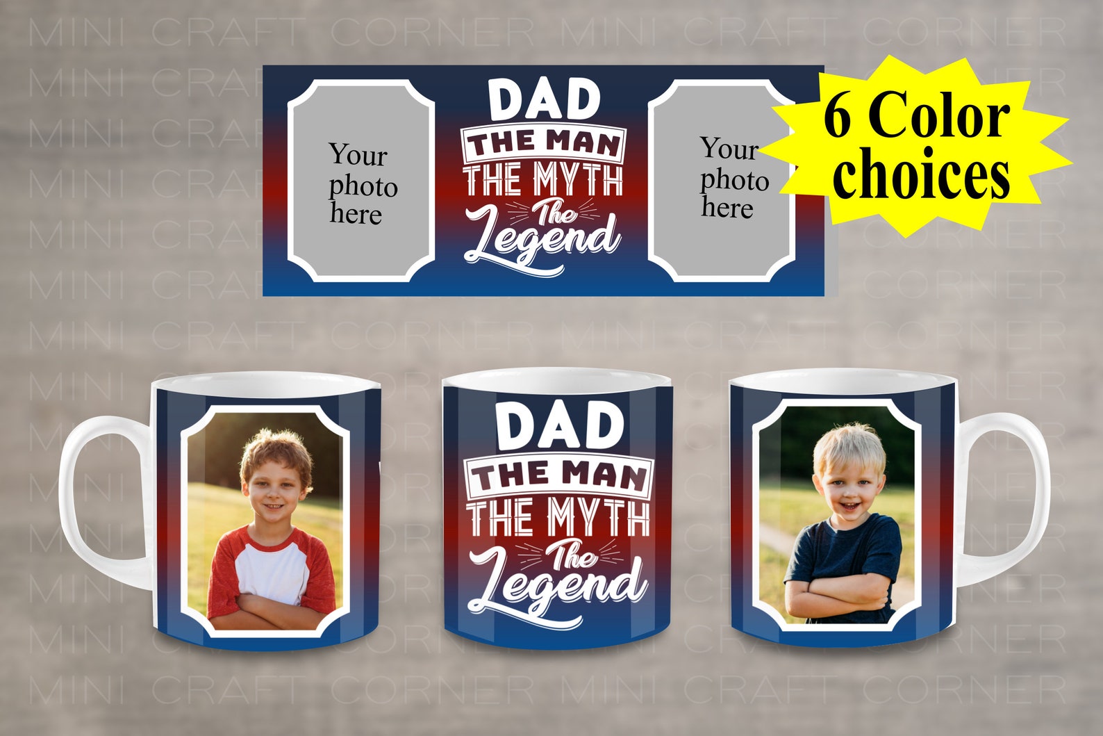 DIGITAL Sublimation Fathers Day Mug Design / Sublimation Mug ...