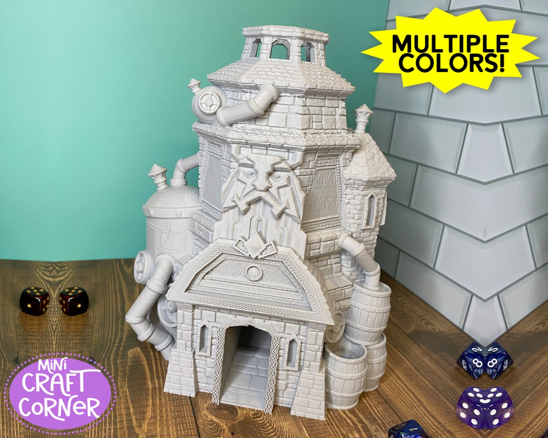 Dwarf Brewery Dice Tower / 3D Printed Dice Tower / Tabletop Gaming ...