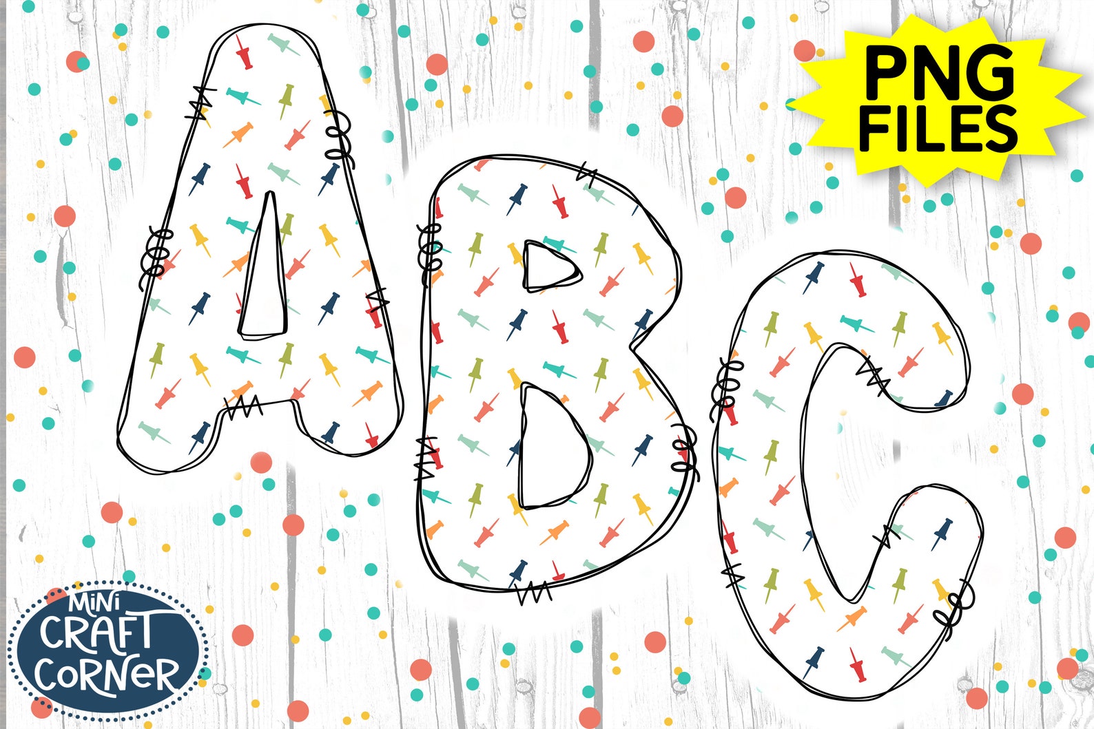 DIGITAL School Letters / Teacher Letters PNG / Letters PNG - Etsy