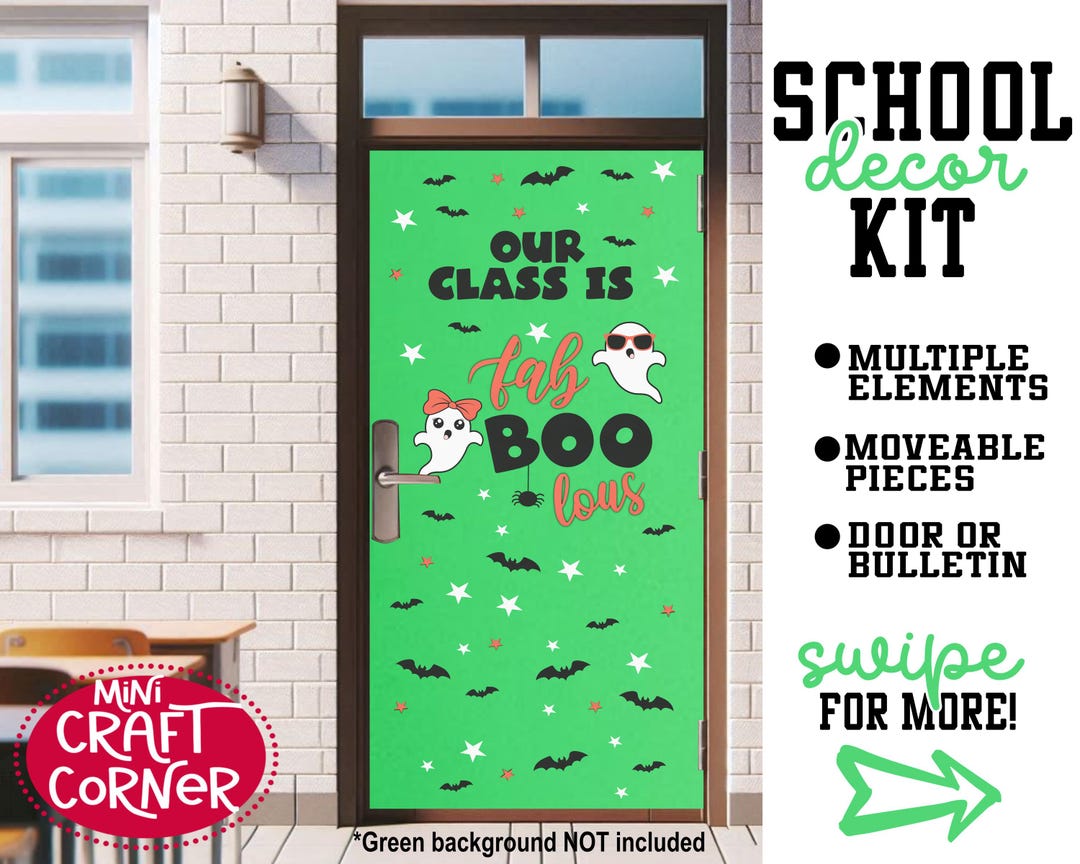 Precut Teacher Decor Kit / Teacher Bulletin Board Kit / Teacher Door ...