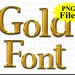 DIGITAL Gold Letters / Fancy Font PNG / PNG Letters / Png Font / Fancy ...