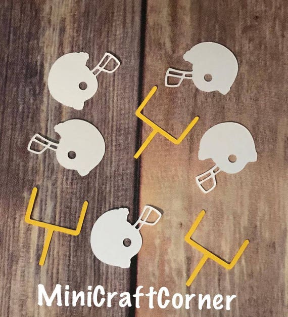 Football Confetti. Football Party. Football Helmet. Football. | Etsy