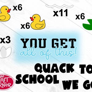 Quack to School Duck Door Decor Kit | Precut Teacher Back to School ...