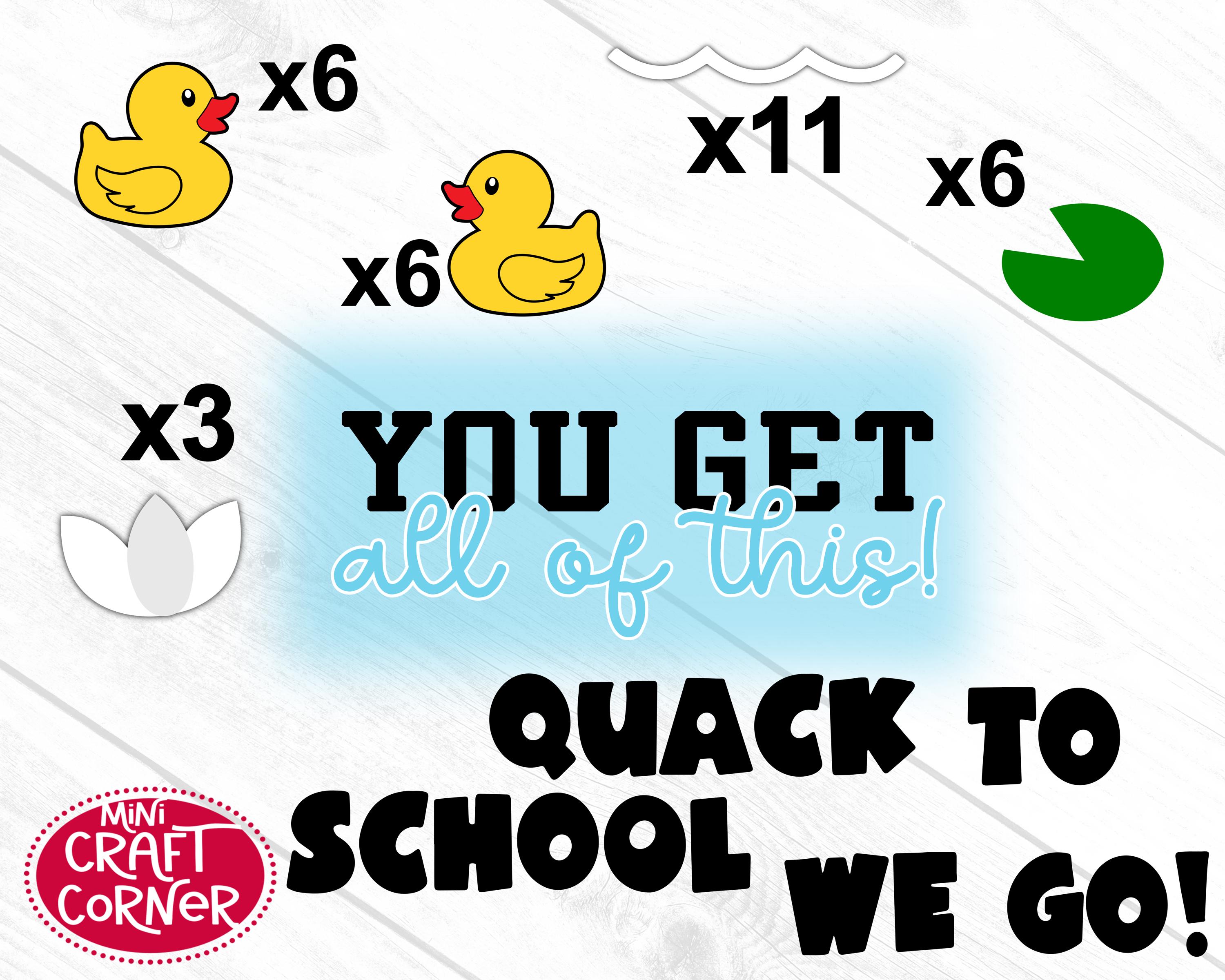 Quack to School Duck Door Decor Kit | Precut Teacher Back to School ...