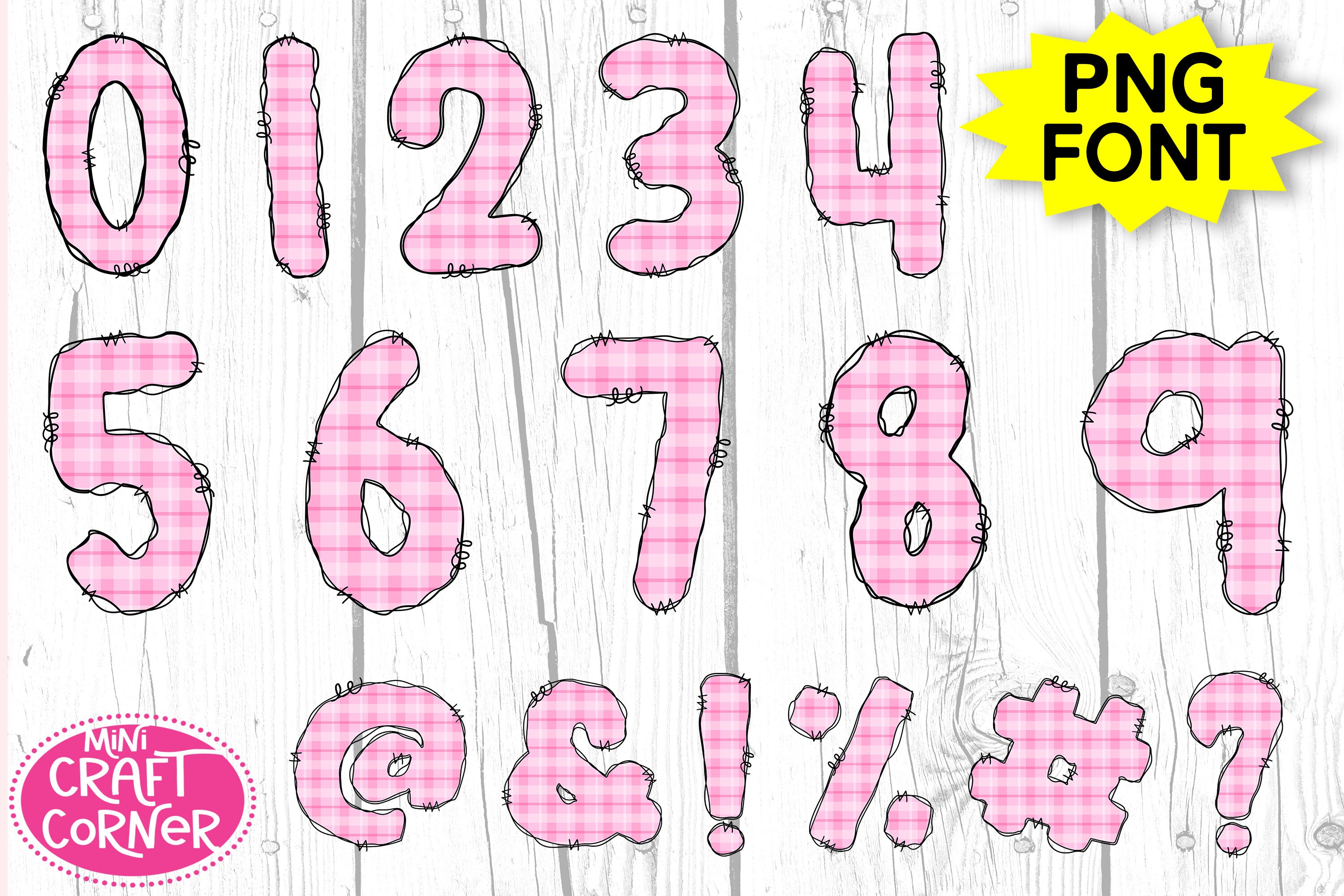 DIGITAL Pink Doodle Letters / Valentine's Letter PNG / Sublimation ...