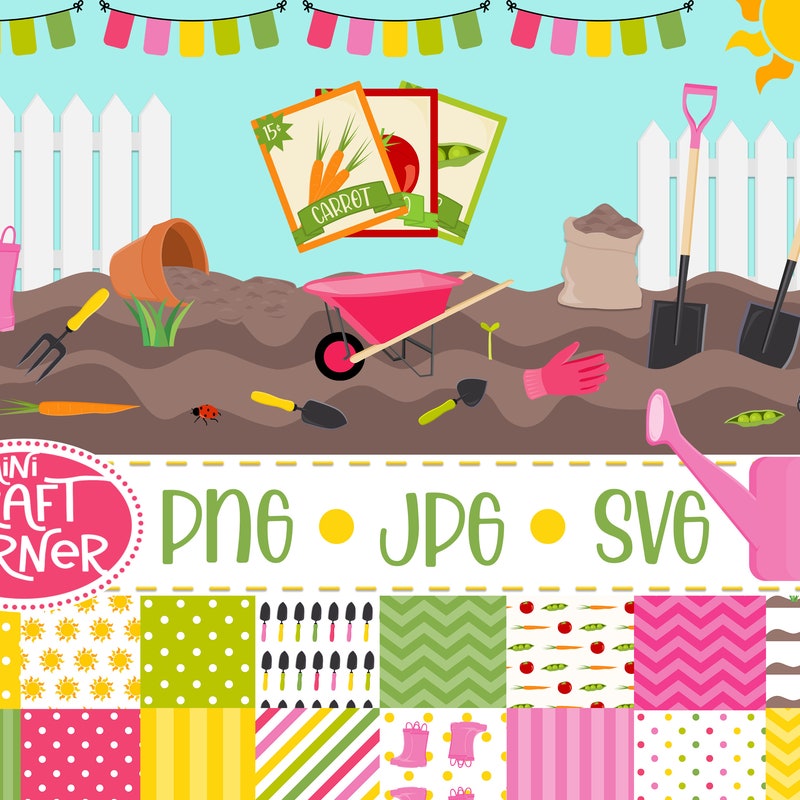 Garden Clip Art - Etsy