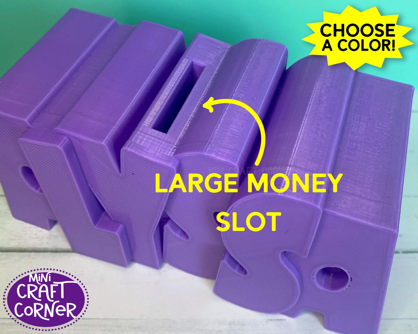 Personalized 3D Printed Bank / Coin Bank / Name Bank / Personalized ...