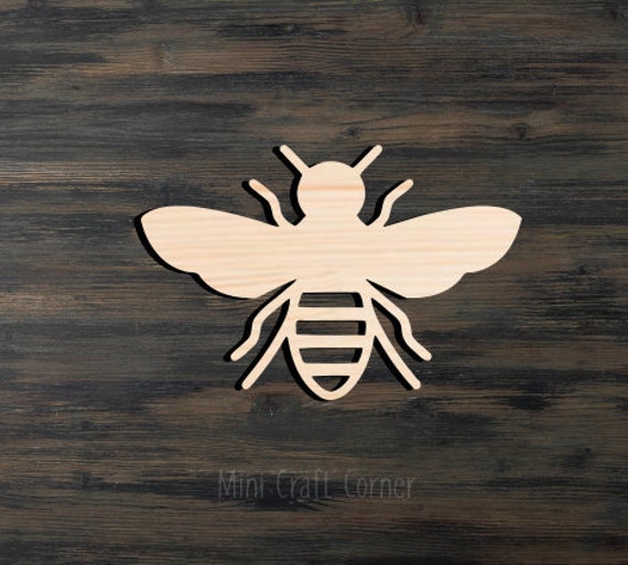 Bumble Bee Wooden Cutout / Bumble Bee Decor / Bee Decor / Bee - Etsy