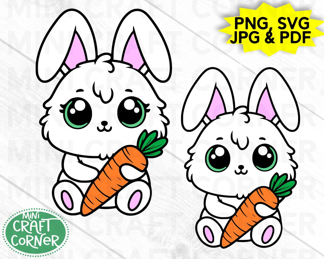 DIGITAL Bunny Clipart /bunny Clipart /cute Bunny Clipart /woodland ...