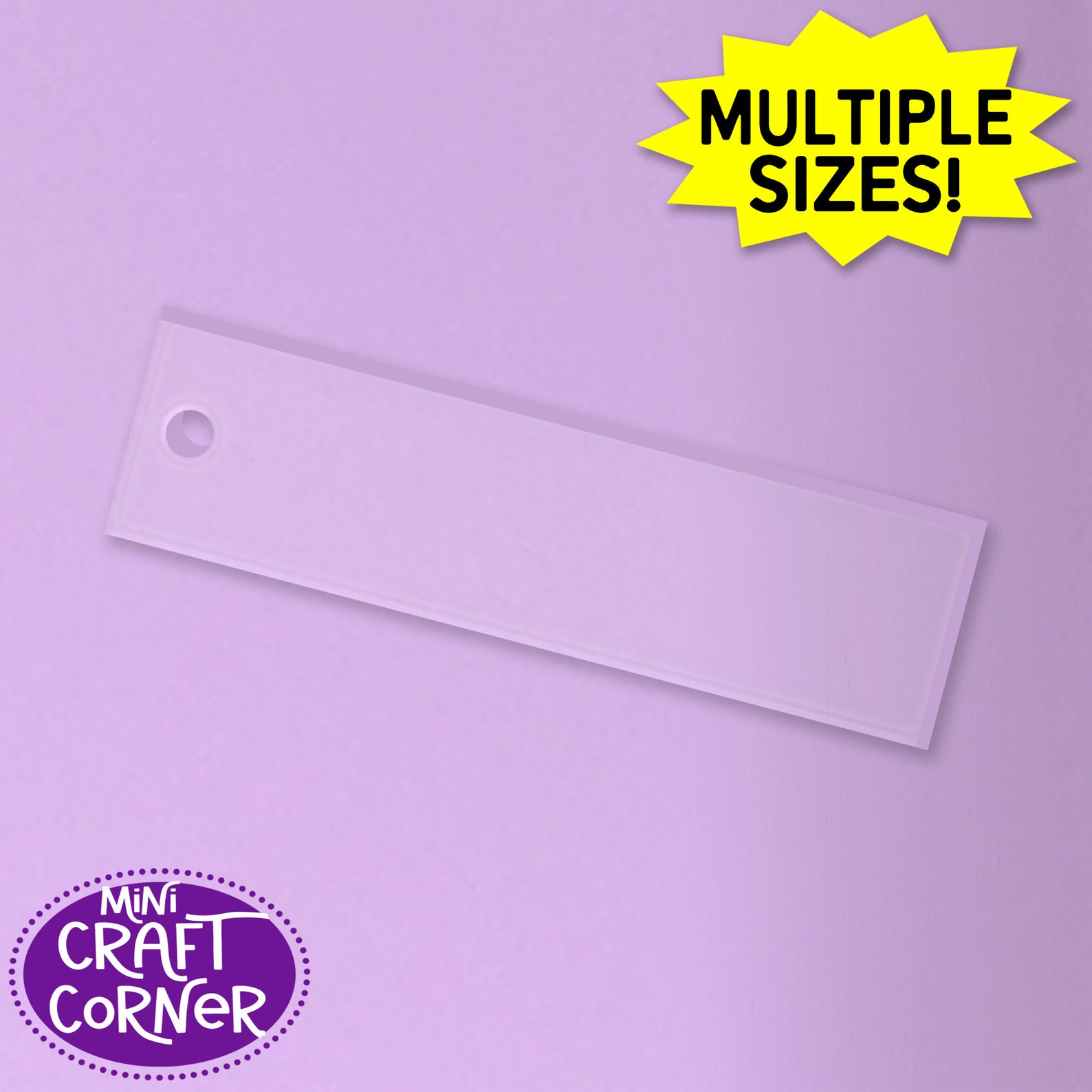 Clear Acrylic Rectangle Keychain / Rectangle Acrylic Blanks / - Etsy