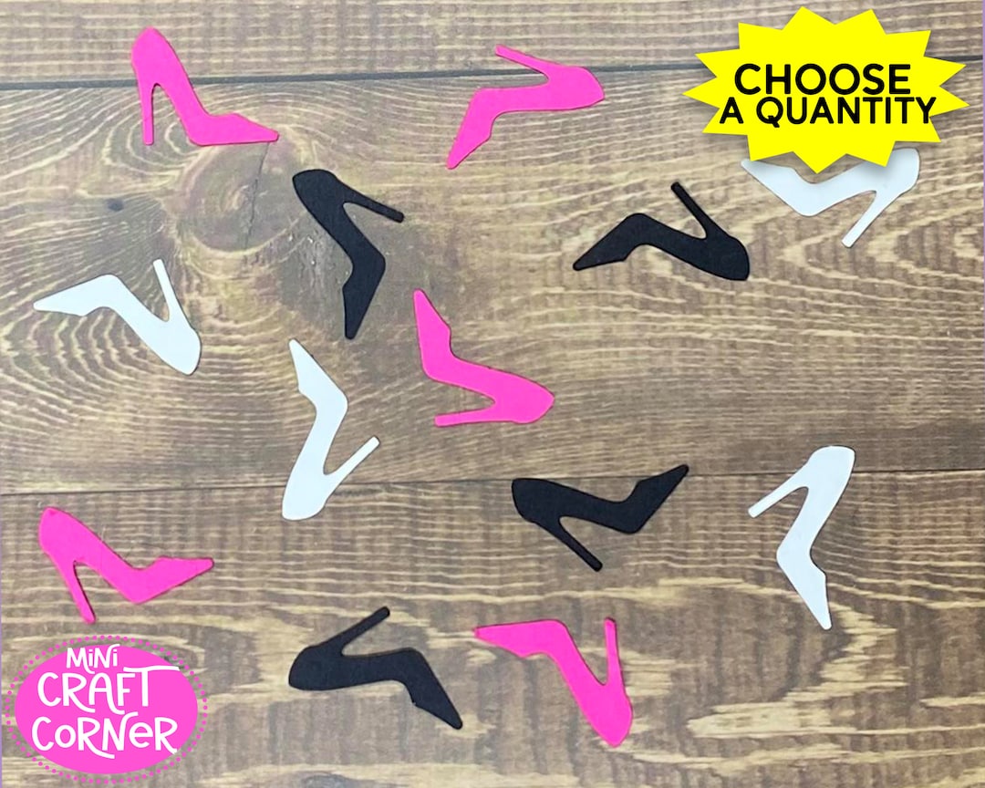 Heels Confetti / High Heels Confetti / Doll Birthday Party ...