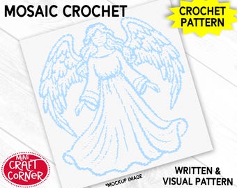 Angel Wings Mosaic Blanket Pattern - Etsy