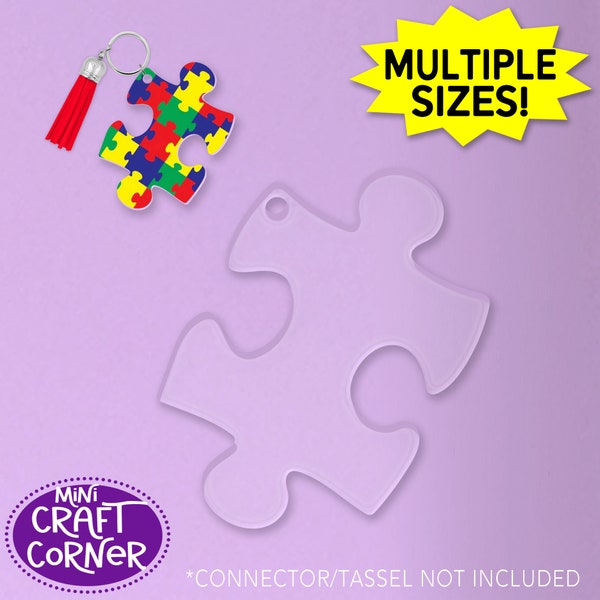 Puzzle Keychain - Etsy