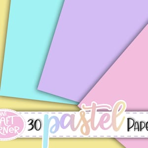Pastel Digital Paper / Digital Paper Pastels / Easter Digital Paper ...