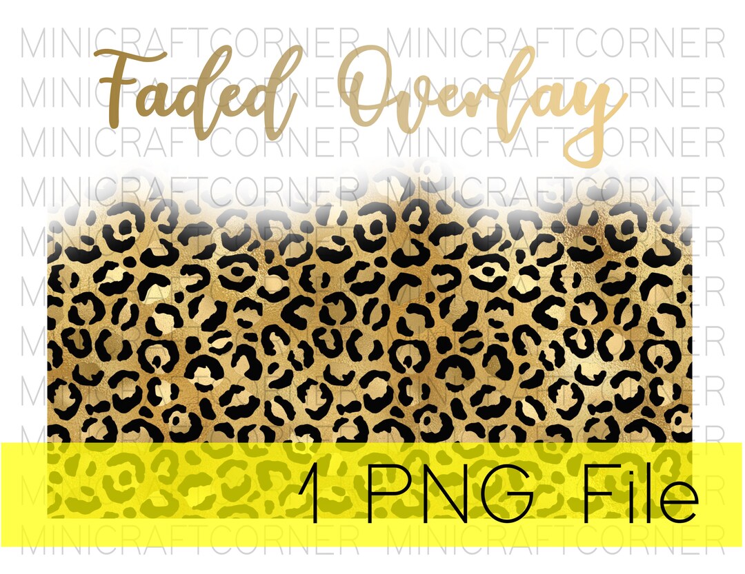 DIGITAL Sublimation Cheetah Overlay / Leopard Overlay / Sublimation ...