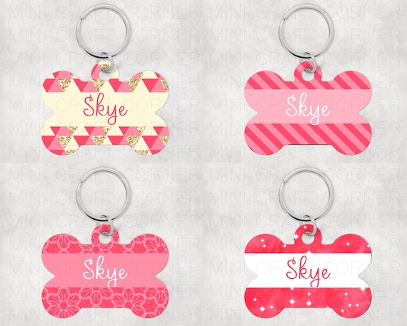 Dog Bone Tag Template