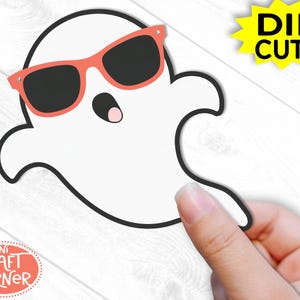 6 Ghost Die Cuts / Ghost Cutouts / Halloween Party Decor / Ghost ...