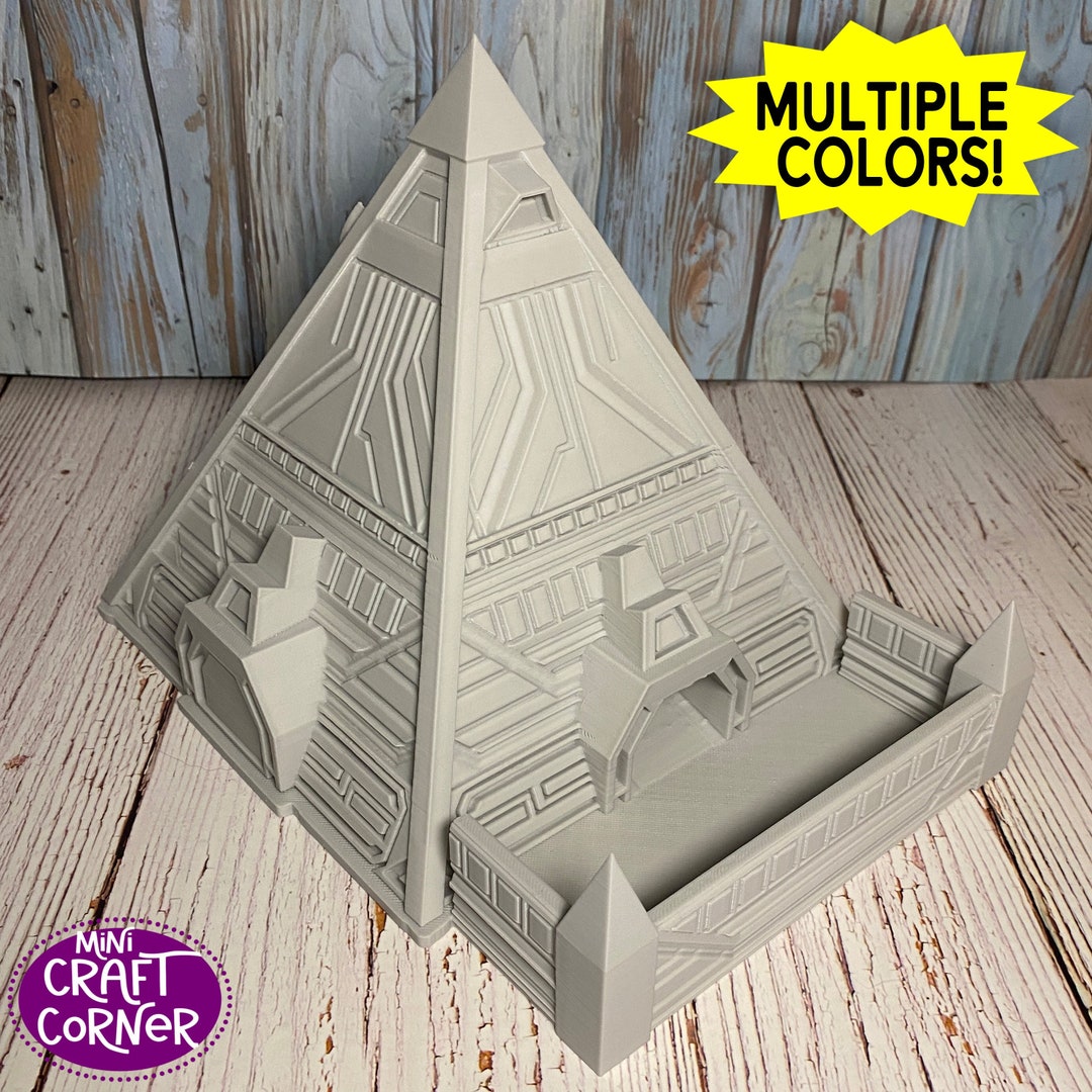 Alien Pyramid Dice Tower / 3D Printed Dice Tower / Tabletop Gaming ...