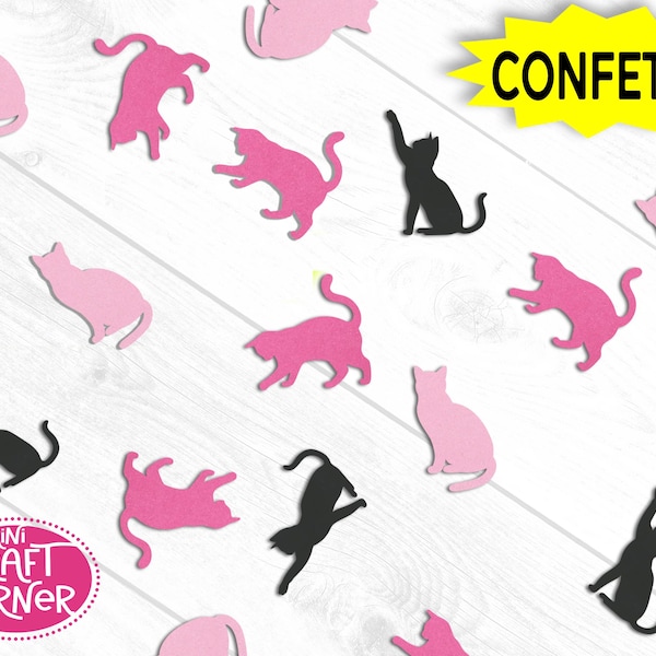 Cat Confetti - Etsy