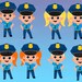 DIGITAL Police Clipart / Police Officer / Cops Clipart / Police Car ...