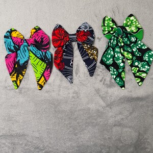 Set of 3 Ankara Print Hair Pin | African Fabric Hair Accessories ...