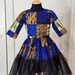Mima African Fabric Dress | Celebration Dress for Girls | Ankara Flower ...