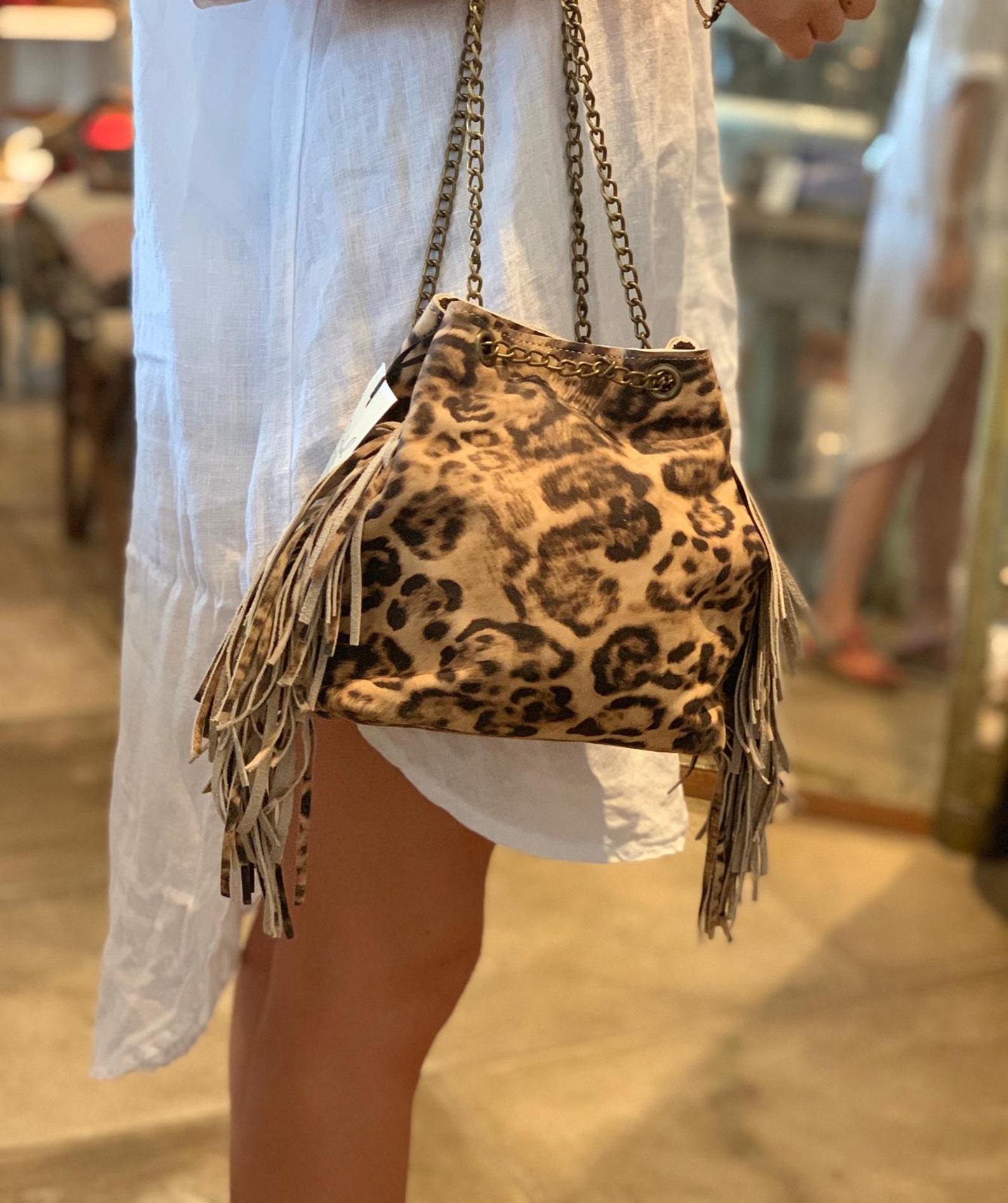 Leopard Backpack Mini Leather Backpack Small Cross Body and | Etsy