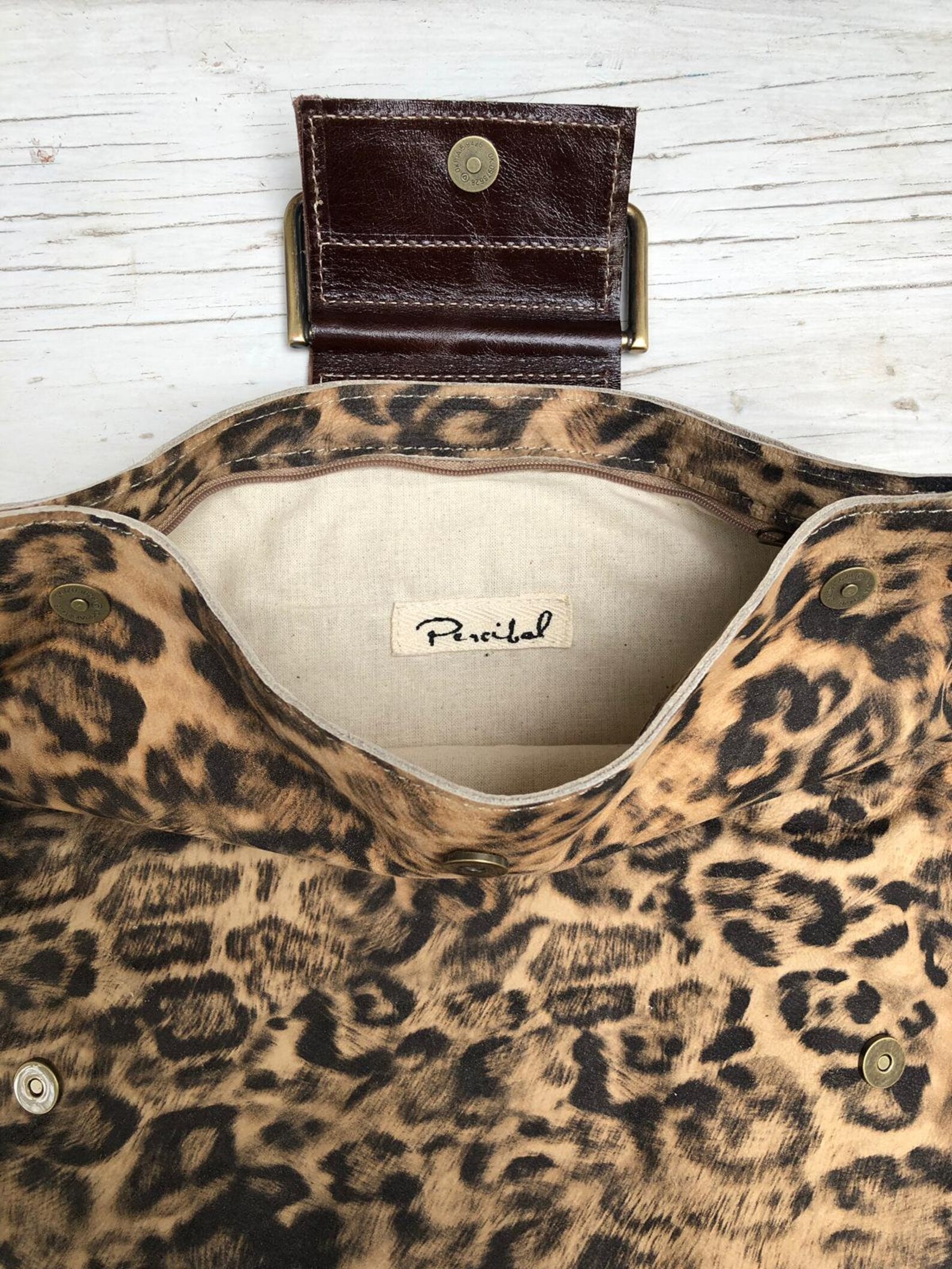 Foldover Clutch Leopard Printed Clutch Clutch Woman Gift - Etsy