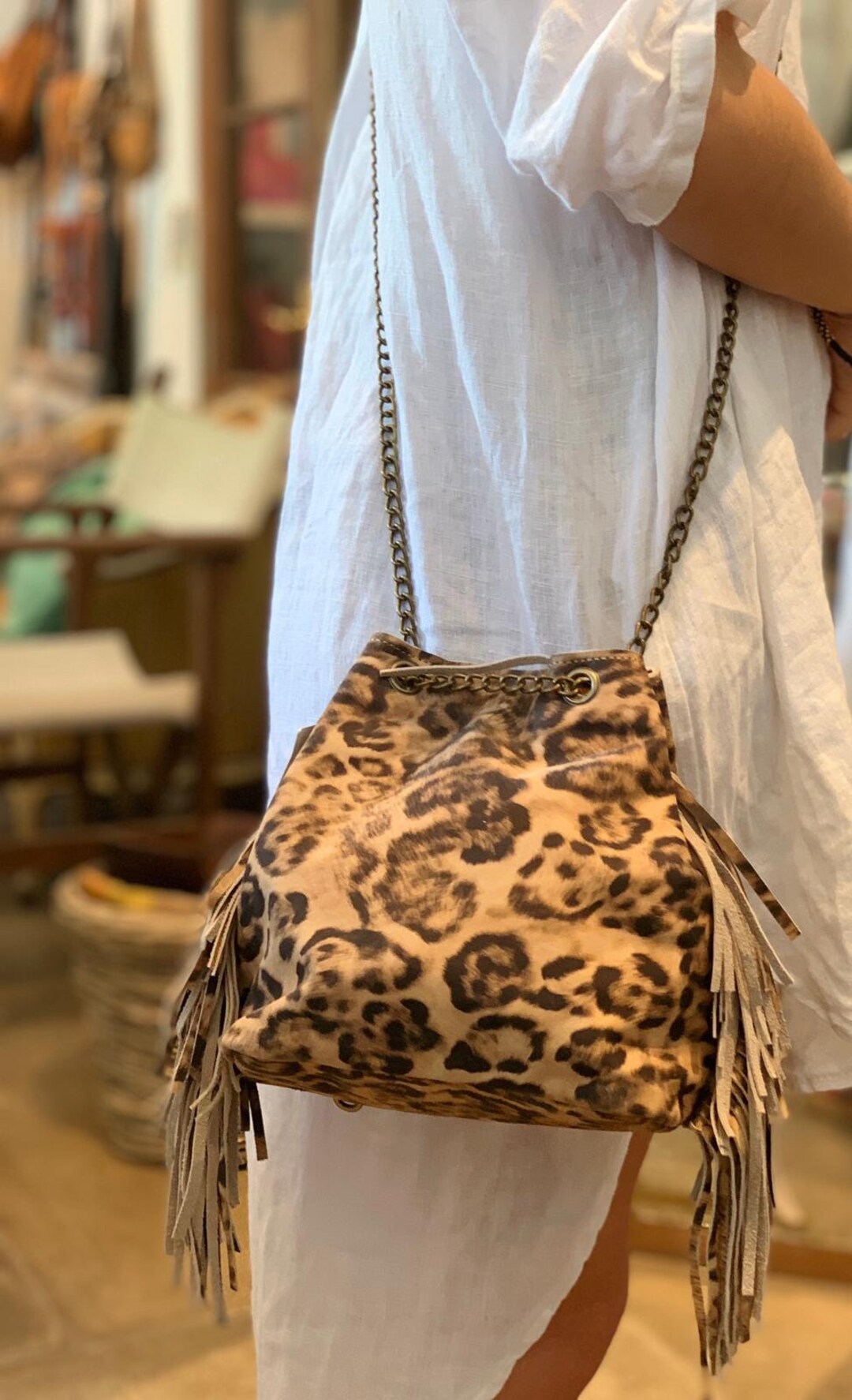 Leopard Backpack, Mini Leather Backpack, Small Cross Body and Mini ...