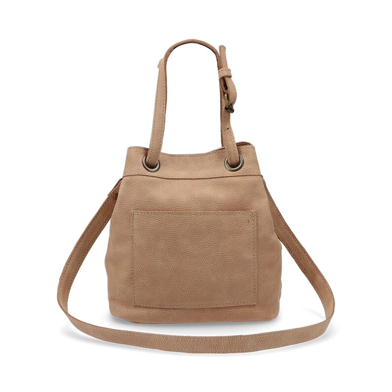 Crossbody Bucket Bag Brown Bucket Bag Medium Size Leather - Etsy