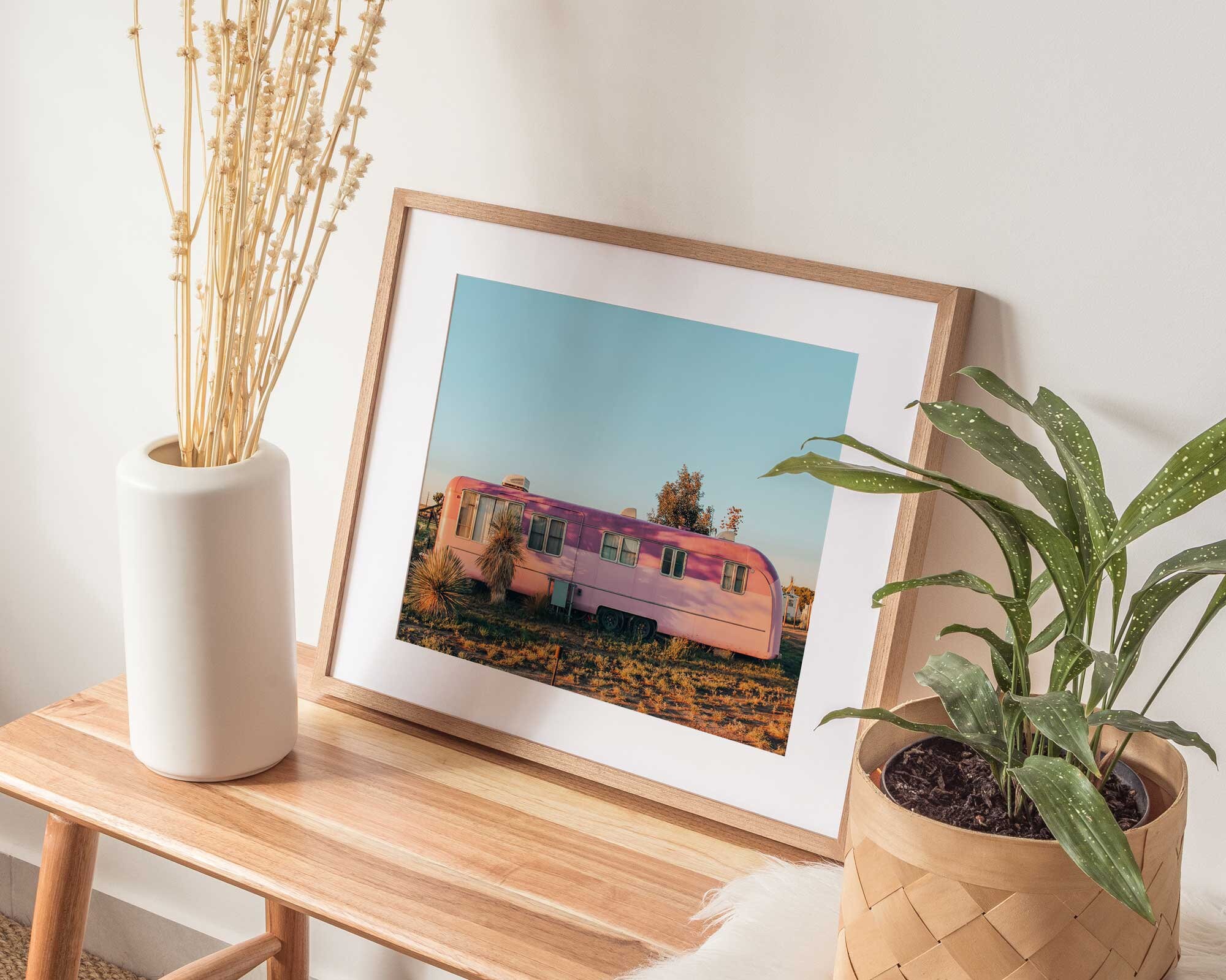 PURPLE TRAILER, Marfa Print - Etsy