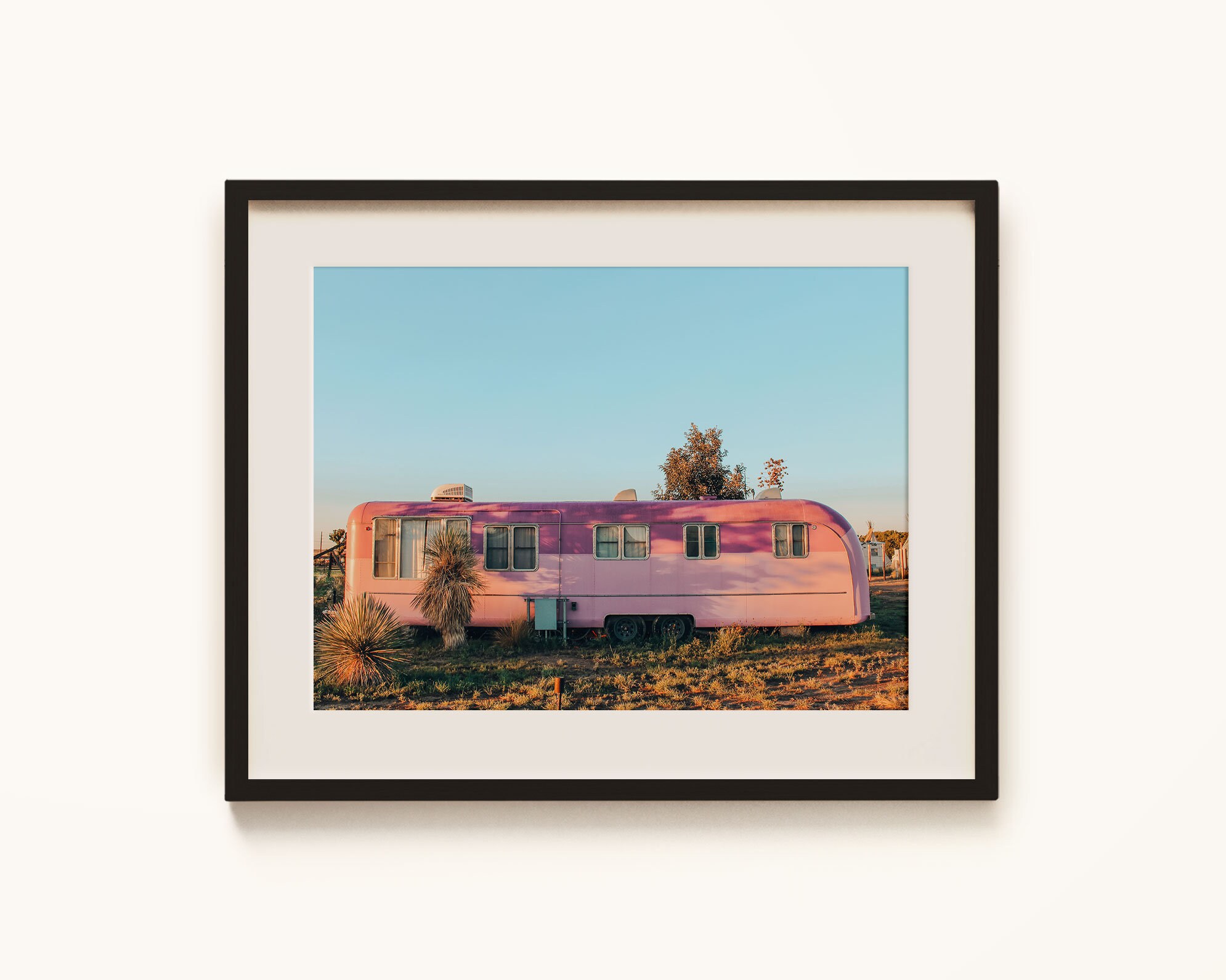 PURPLE TRAILER, Marfa Print - Etsy