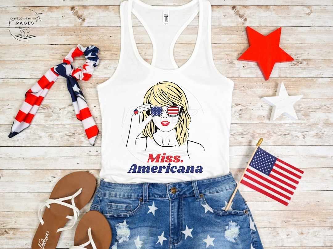 Taylor Swift Miss Americana 4th of July Tank Top Swiftie Merch Eras ...