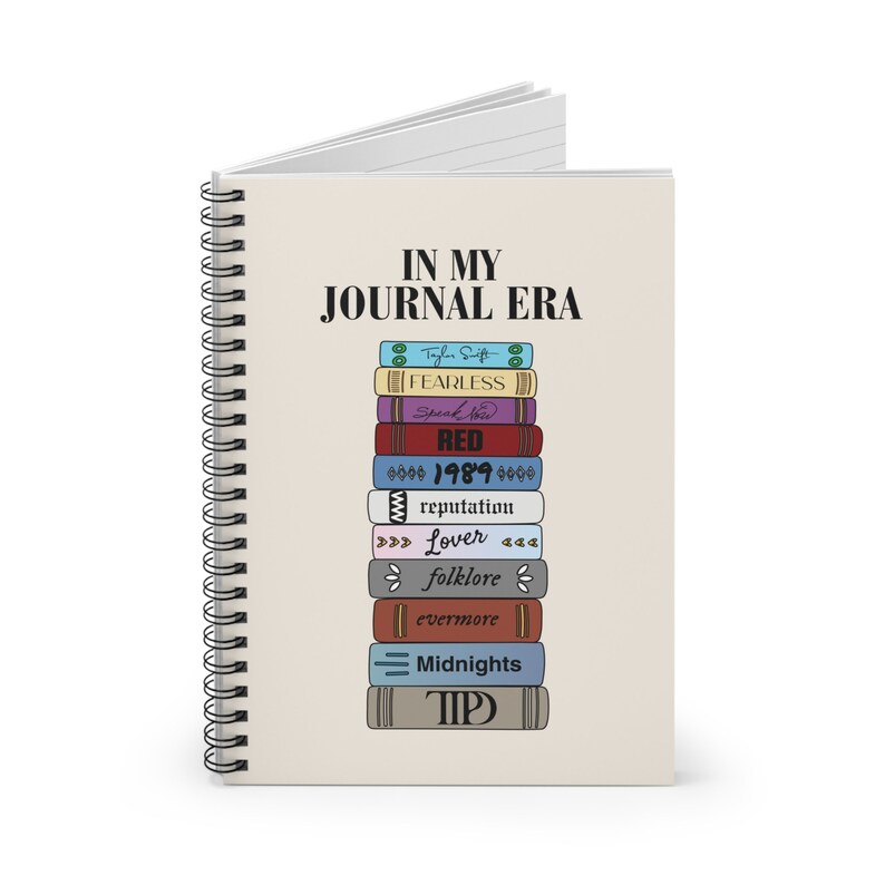 Taylor Swift Inspired Notebook, Taylor Swift Books, Tortured Poets ...