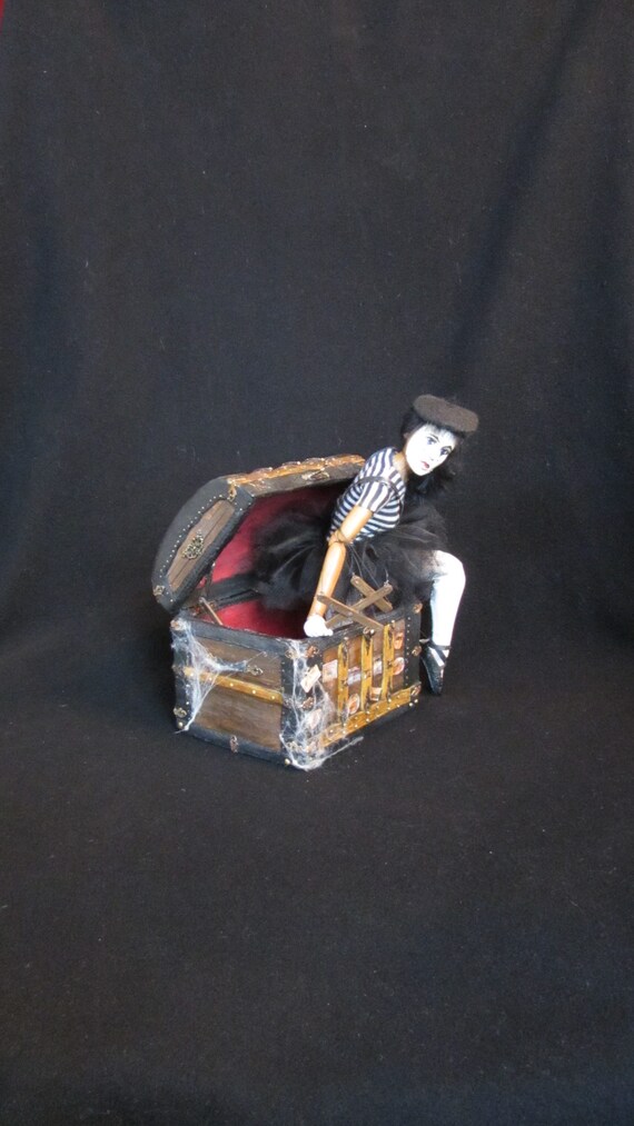 Gothic Art Marionette Puppet Up-cycled Art | Etsy