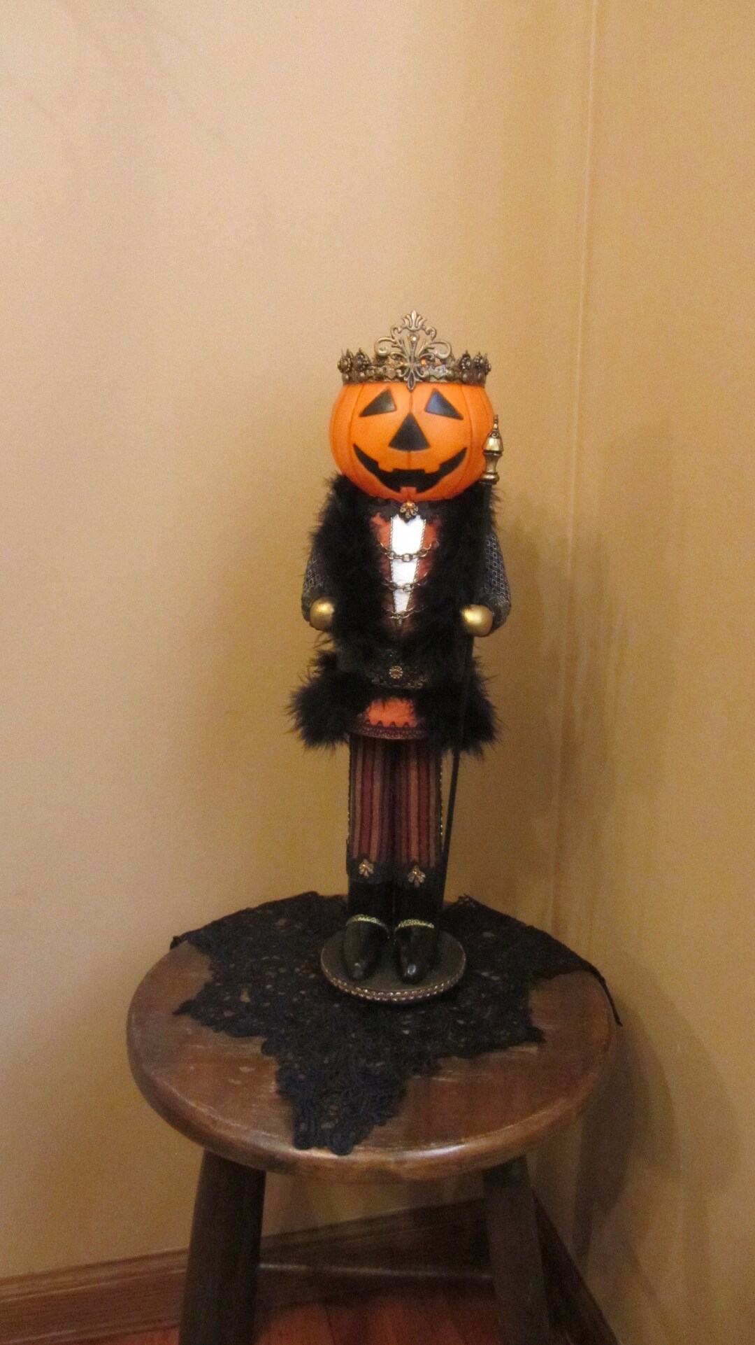 Halloween Pumpkin Nutcracker - Etsy