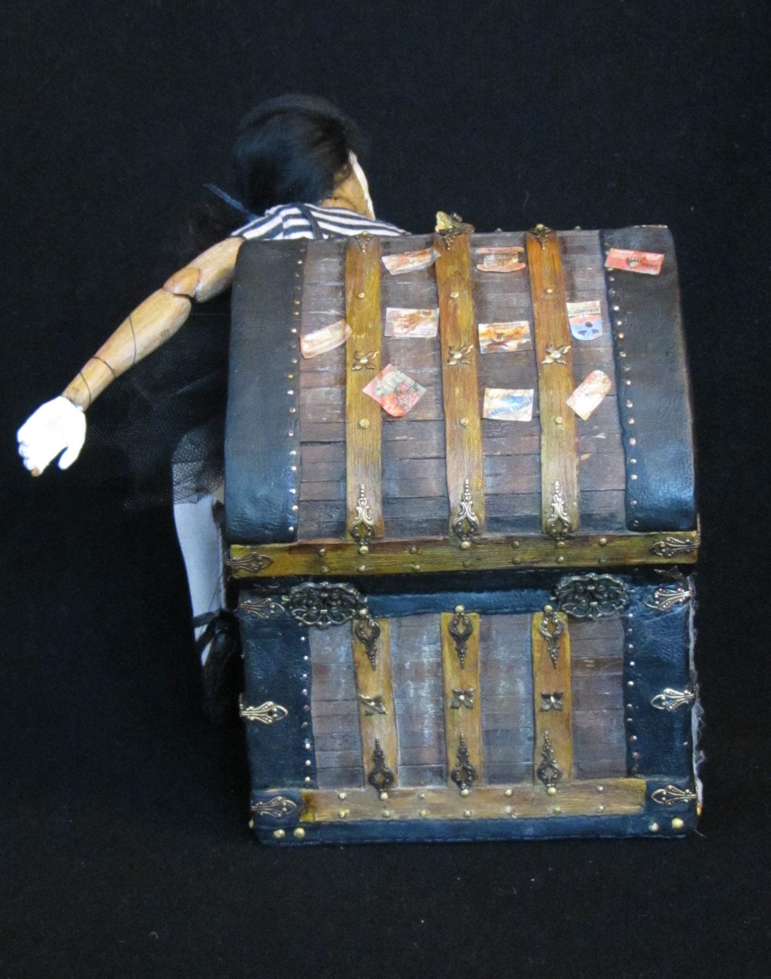 Gothic Art Marionette Puppet Up-cycled Art - Etsy