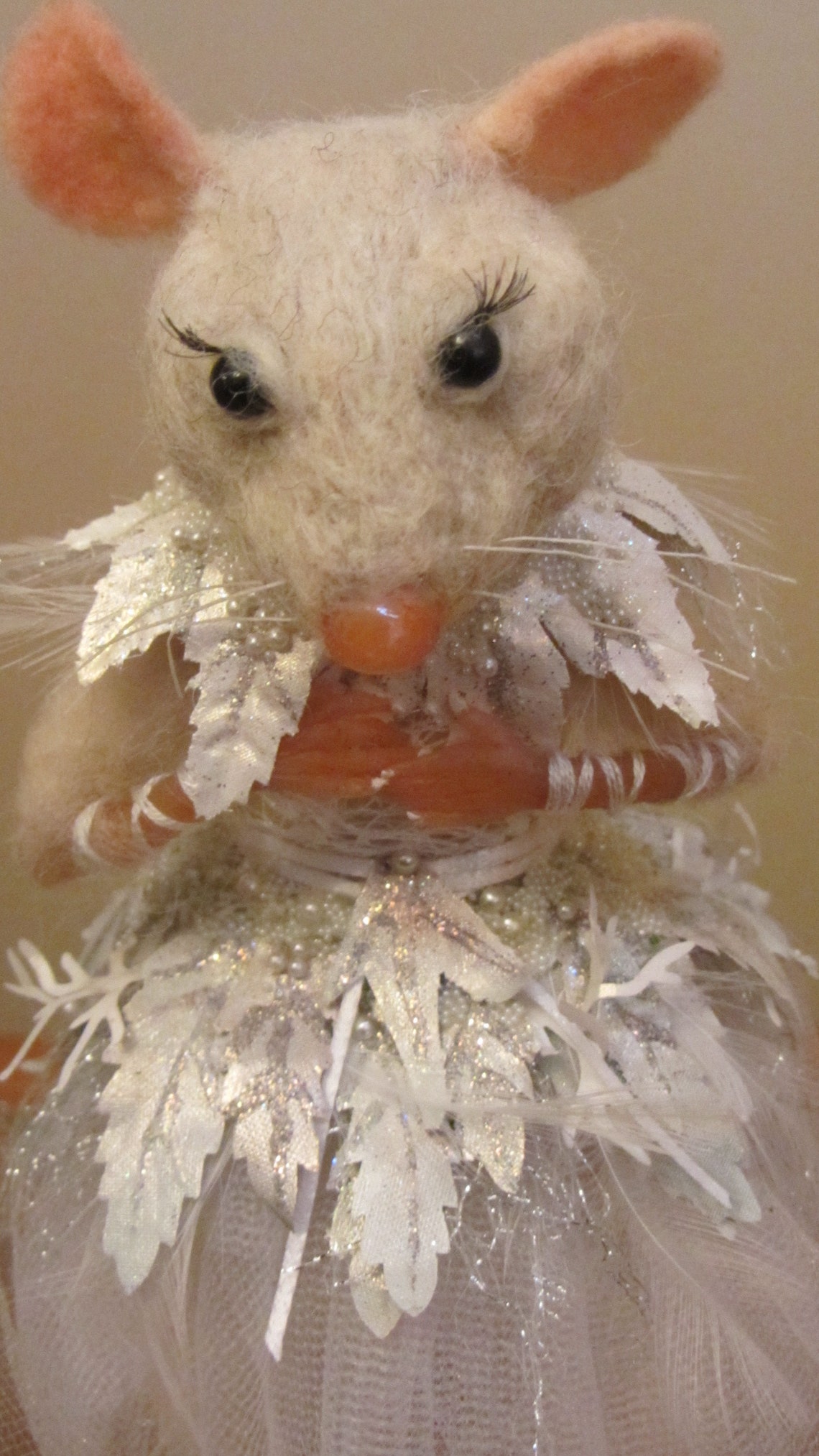 Needle Felted Mice the Crowning - Etsy
