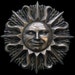 Winking Sun Face in Bronze 1 (12") - Etsy