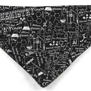 School Dog Bandana, Science Dog Collar Bandana, Chemistry Dog Bandanna ...