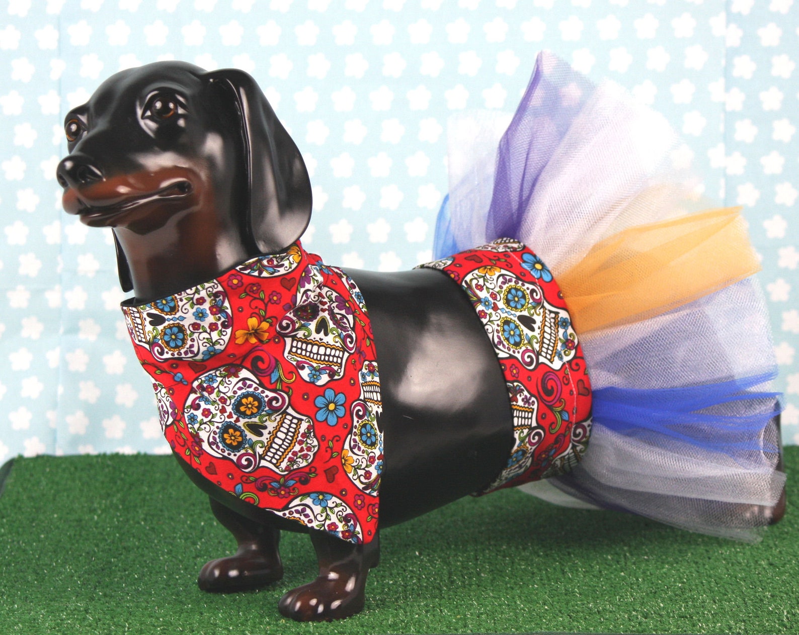 Sugar Skulls Dog Skirt Small Dog Tutu Large Dog Tutu Dress | Etsy