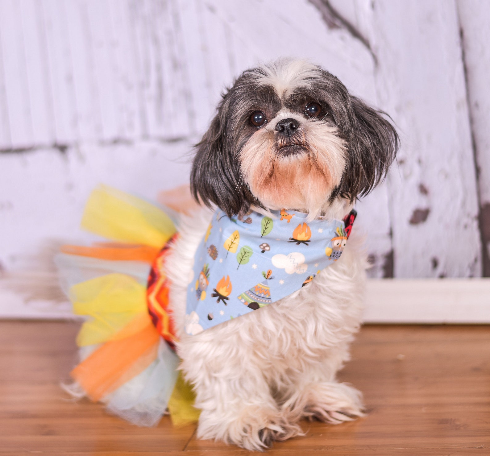 Large Dog Tutu Skirt Small Dog Tutu Tropical Dog Skirt Dog | Etsy