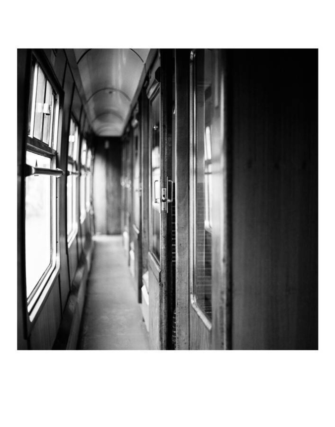 North Norfolk Railway Signed Art Print / Black and White Railway ...
