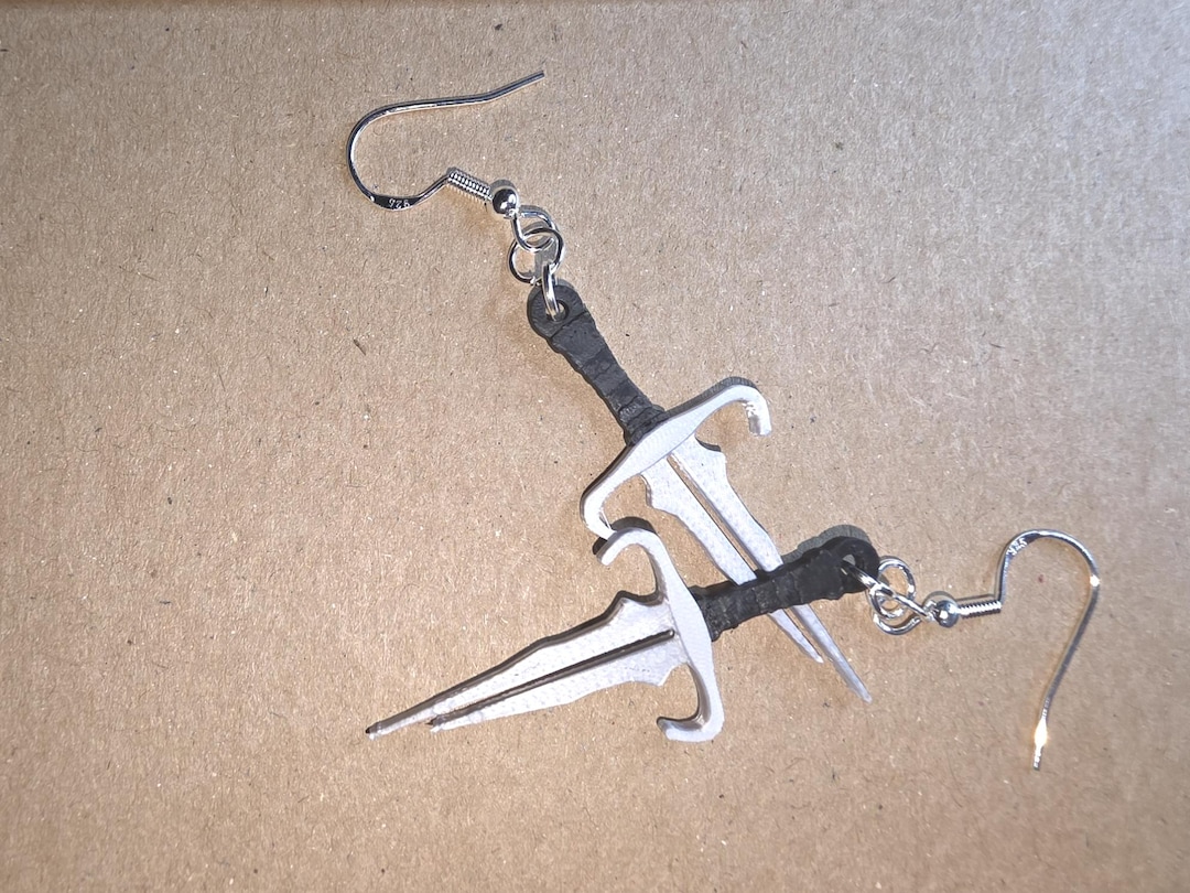 Double the Damage – Two Time Dagger Earrings | Forsaken Roblox-inspired ...