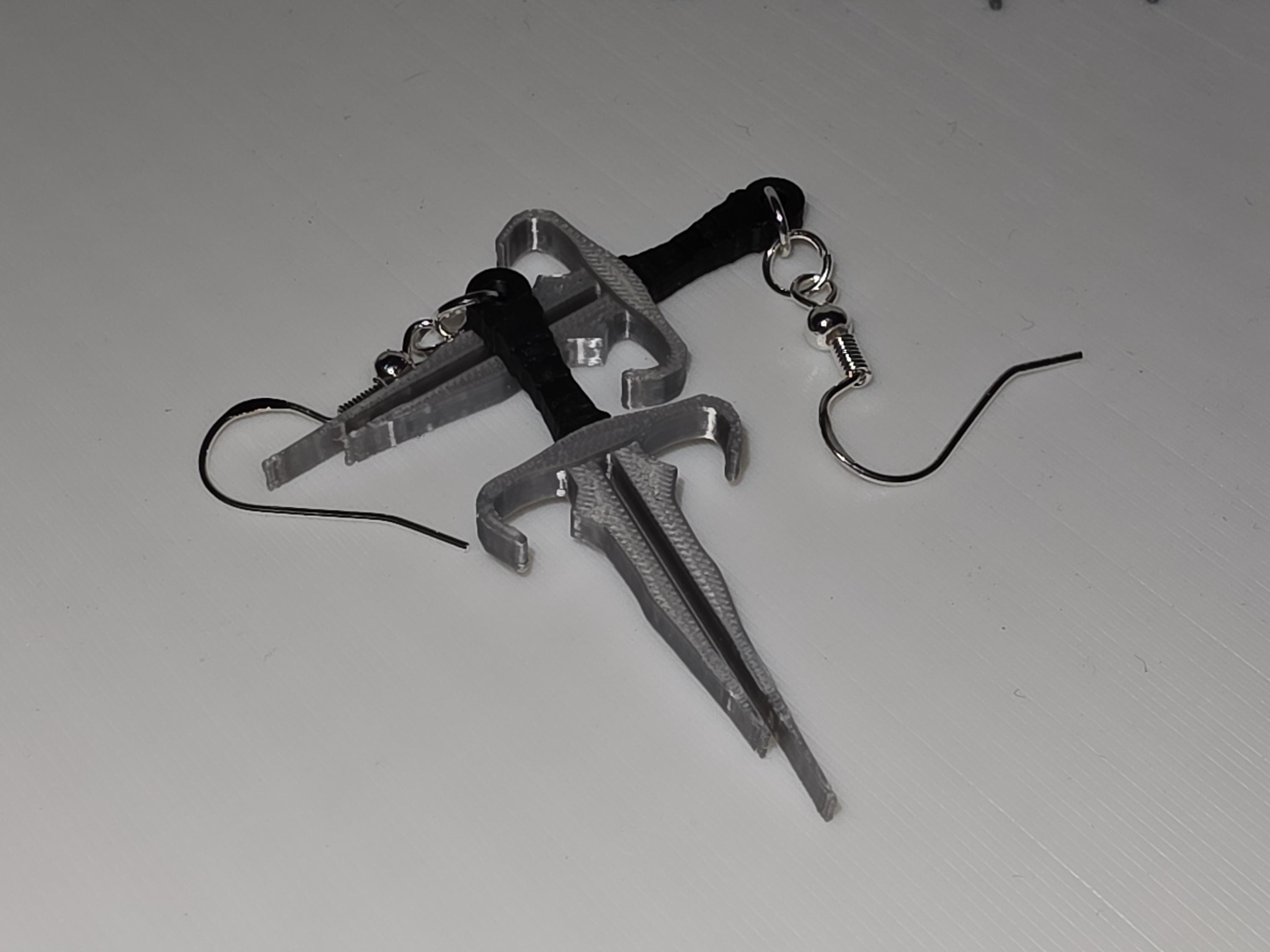 Double the Damage – Two Time Dagger Earrings | Forsaken Roblox-inspired ...