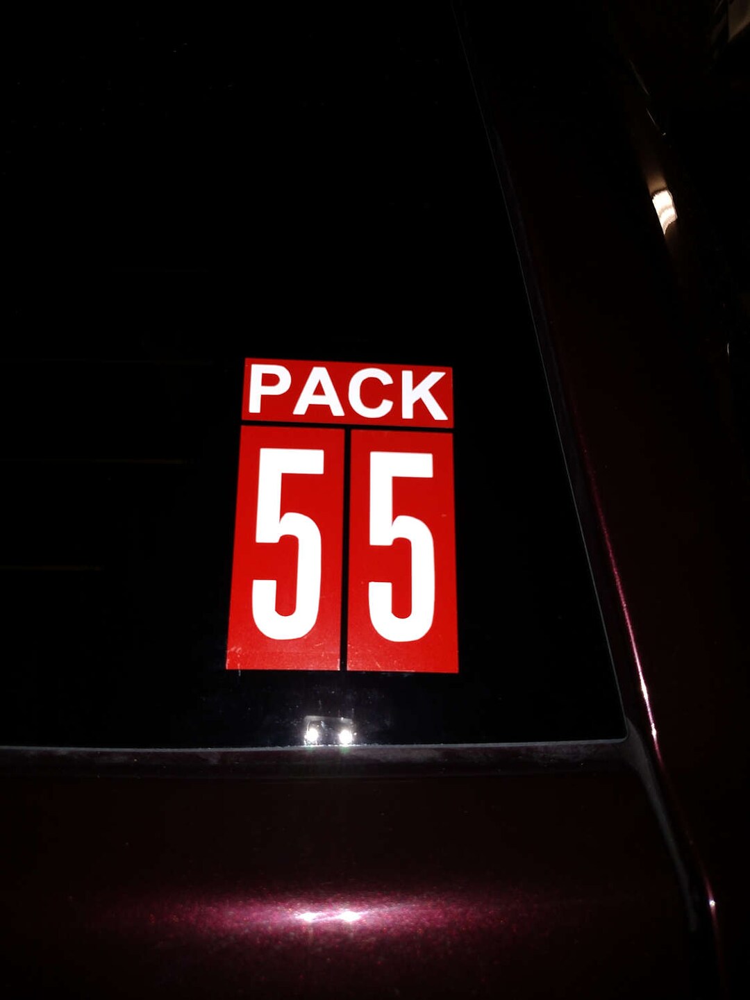 Cub Scout Custom Pack Troop Number Patches Vinyl, Decal, Car, Truck ...