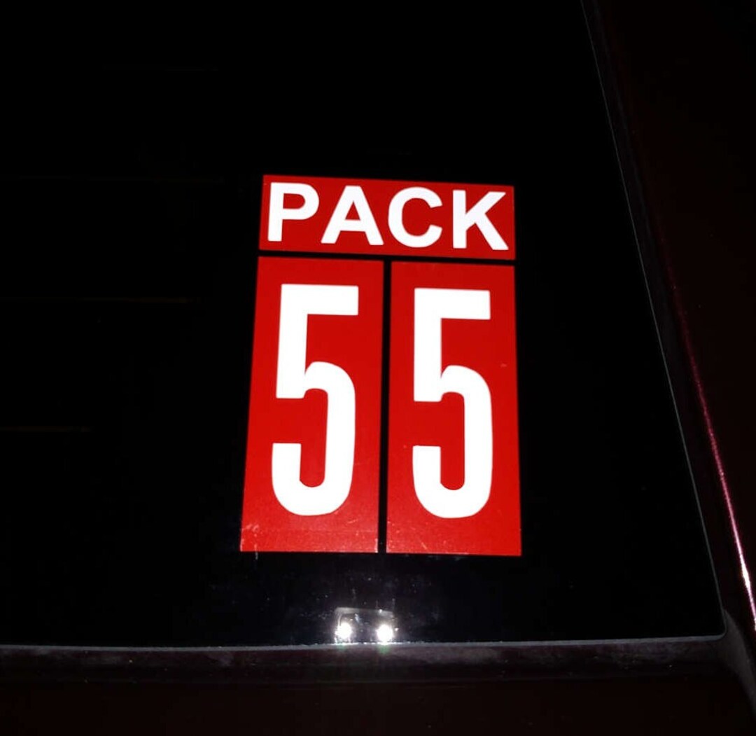 Cub Scout - Custom Pack Troop Number Patches - Vinyl, Decal, Car, Truck ...