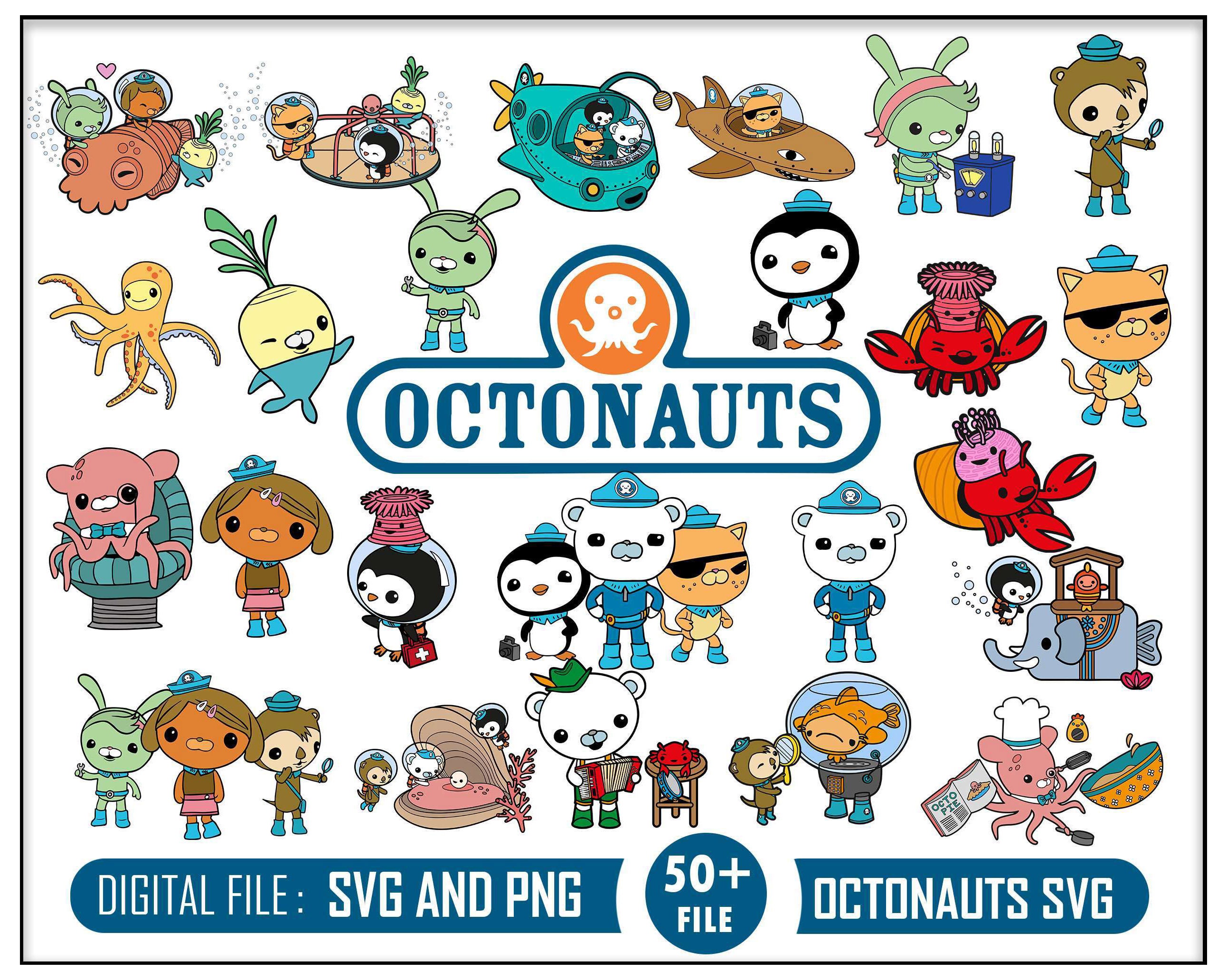New Octanauts Svg Bundle, High Quality Octanauts Png, Octonauts ...