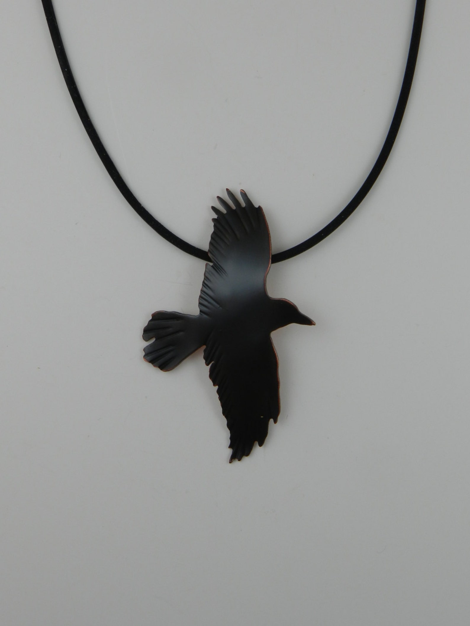 Crow Pendant Crow Jewelry Crow Necklace Raven Jewelry - Etsy
